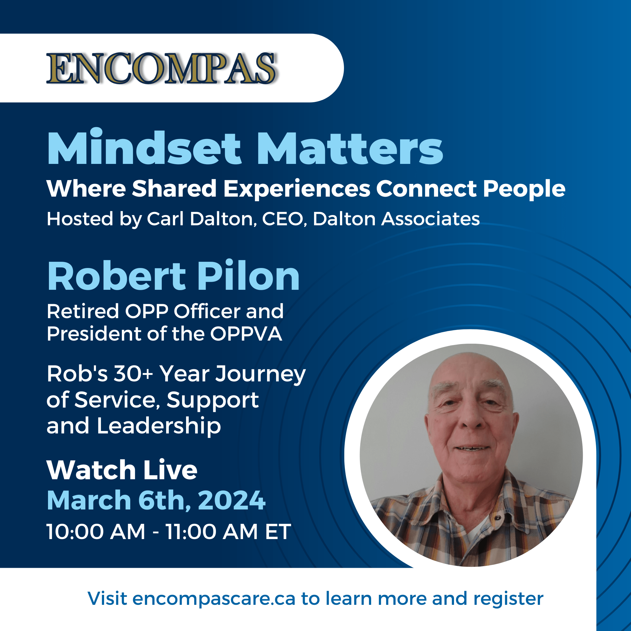 OPPVA President Rob Pilon is Guest Free Mindset Matters Webinar - OPPA