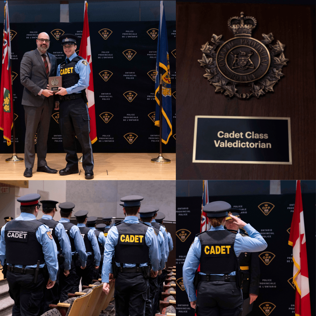 OPPA Present Cadet Valedictiorian Plaque as 30 Cadets Graduate at OPP ...